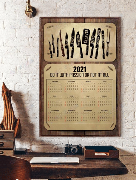 Chef Calendar 2021 Vertical Poster TV304841 – Lavenzee